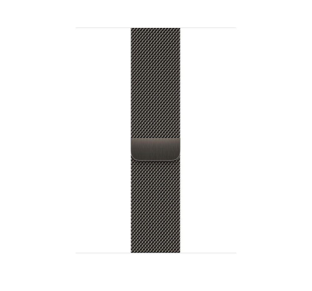 Metal bands : Apple Graphite Milanese Loop For Apple Watch 45/44/42mm