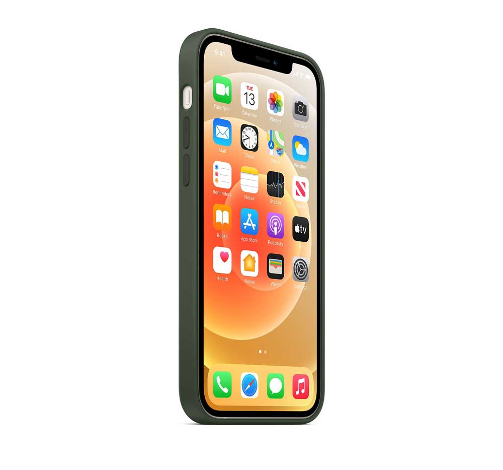 iPhone 12 mini : Apple Silicone Case with MagSafe - Cyprus Green for ...